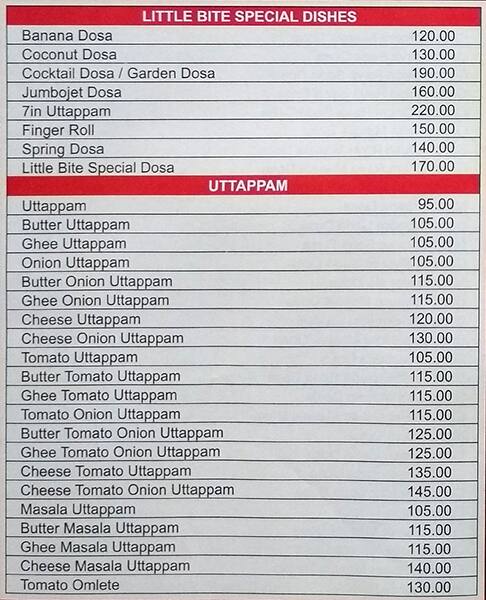 Little Bite Menu, Menu for Little Bite, Vasant Vihar, Thane West, Thane ...