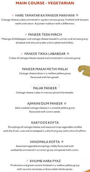 Menu at Machaan, Ahmedabad, 2GG5+JXR