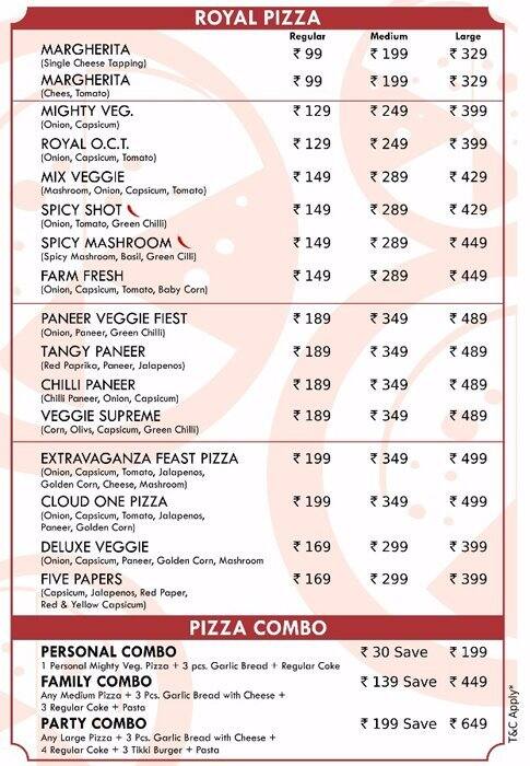 Menu at Royal Kitchen, Ghaziabad, MCWP+J4H