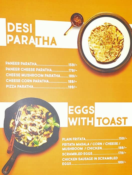 Menu at The Loop Cafe & Restaurant, Kolkata