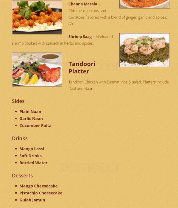 Menu at Kasi restaurant, Carlsbad, Gateway Rd #101