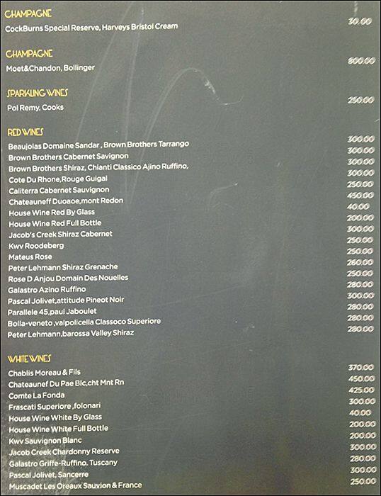 Menu at VR Maroosh Lebanese Restaurant, Dubai
