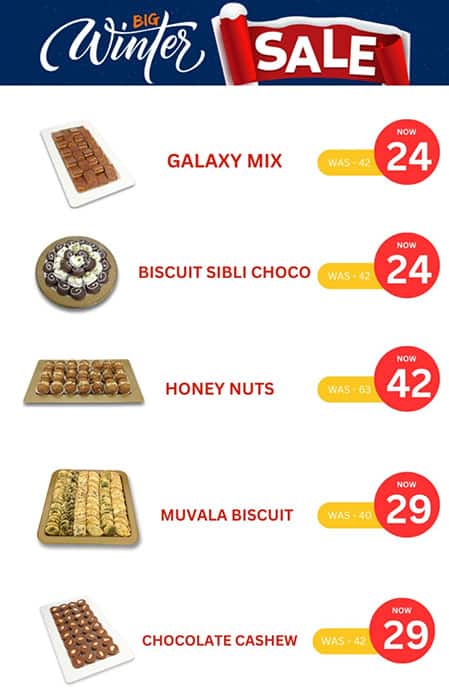 Menu of Grand Bake, Al Falah City, Abu Dhabi