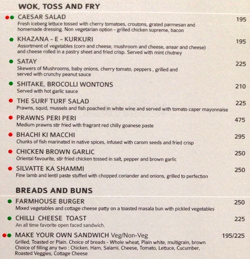 Menu at Fortune Deli, Reis Magos