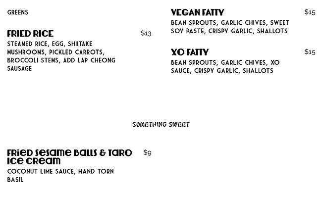 Menu at Formosa Cafe, West Hollywood, Santa Monica Blvd