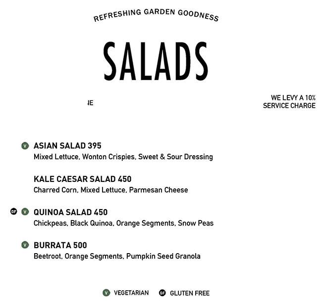 Menu of The Daily All Day, Koregaon Park, Pune