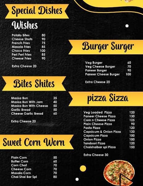 Menu at Chai Shai bar Ludiyana, Ludhiana