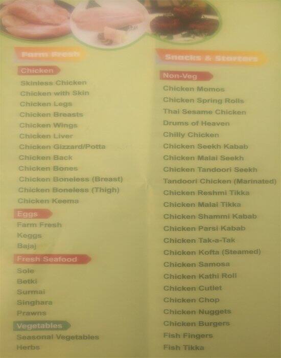 Dera Farms Menu, Menu for Dera Farms, Defence Colony, New Delhi - Zomato