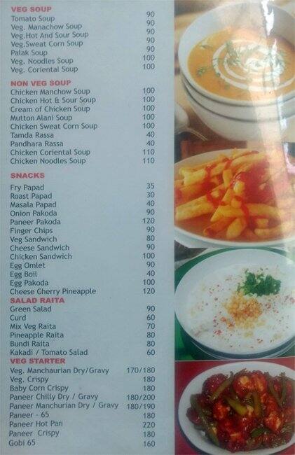 Hotel Rajratna Menu, Menu for Hotel Rajratna, Pimple Saudagar, Pune ...