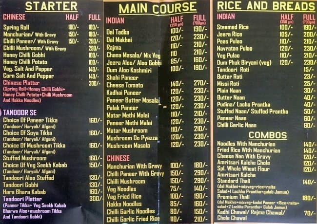 The Food Hub Menu, Menu for The Food Hub, Sector 11, Panchkula - Zomato