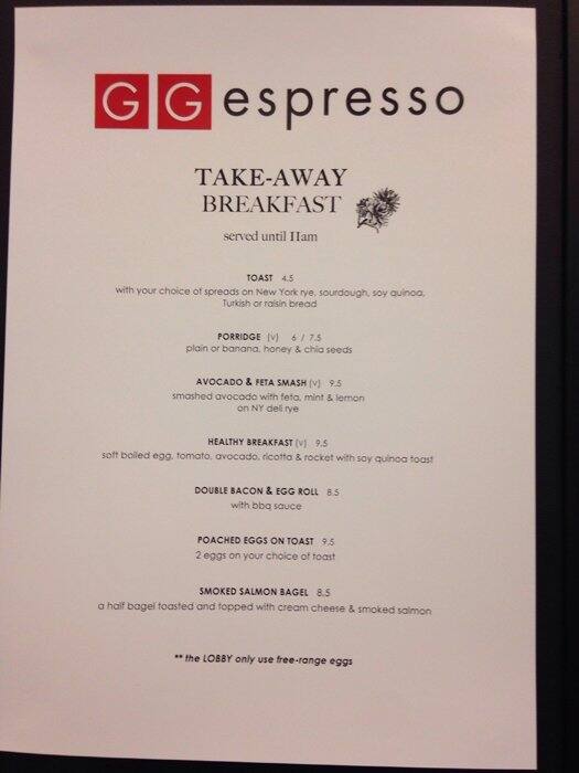 Menu at Bar One, Dawes Point, 11 Hickson Rd