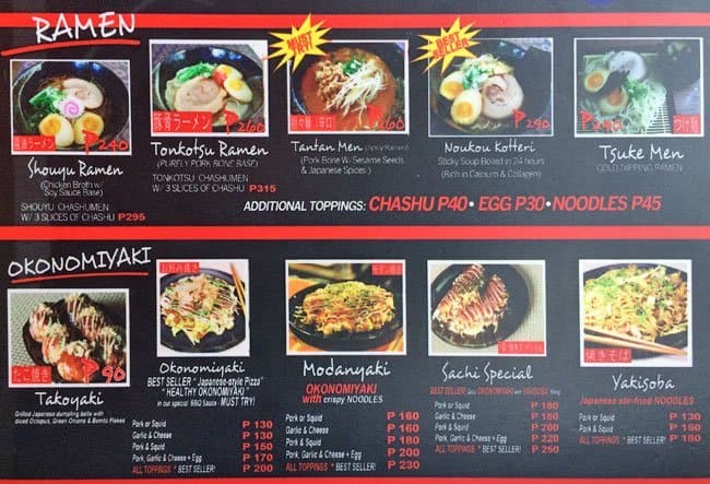 Sachi Menu, Menu for Sachi, Cabancalan, Mandaue City - Zomato Philippines