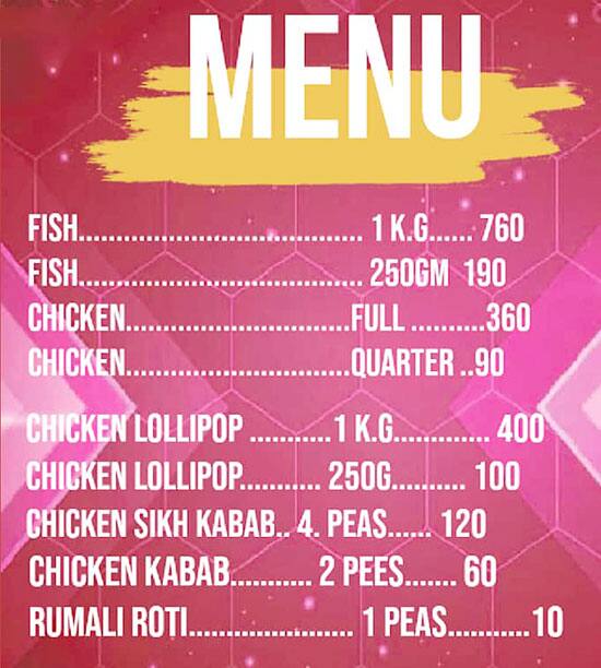 Menu of Parewa Pakode Corner, Munirka, New Delhi