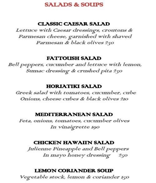 Prana Menu, Menu for Prana, Harmu, Ranchi - Zomato