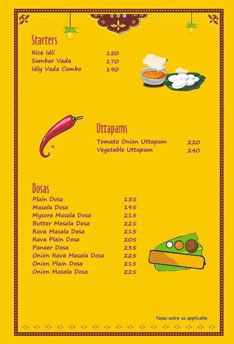 Menu of Handi Highway Dining, Raj Nagar, Ghaziabad
