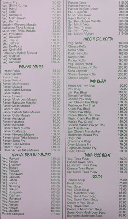 Menu of Conti Cafe By Gopalas, Bhandup, Mumbai