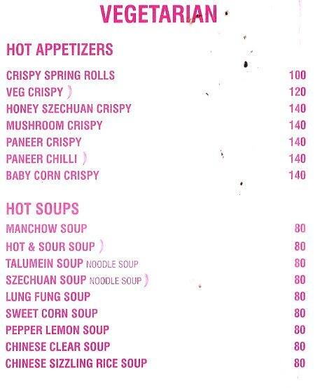 Menu at Ali Baba's Live kitchen, Pune