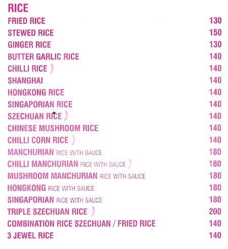 Menu at Ali Baba's Live kitchen, Pune