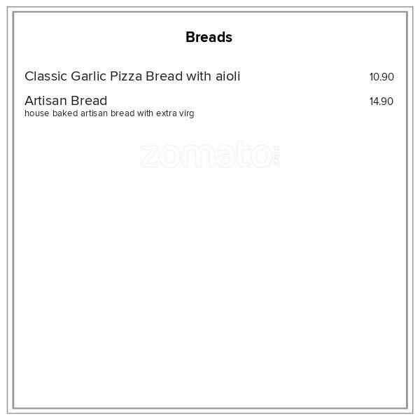 Menu at Caution Dining Lounge, Napier