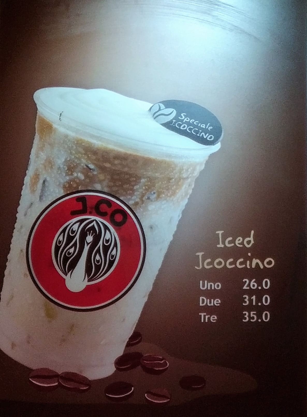 Menu at J.CO Donuts & Coffee cafe, Bandung