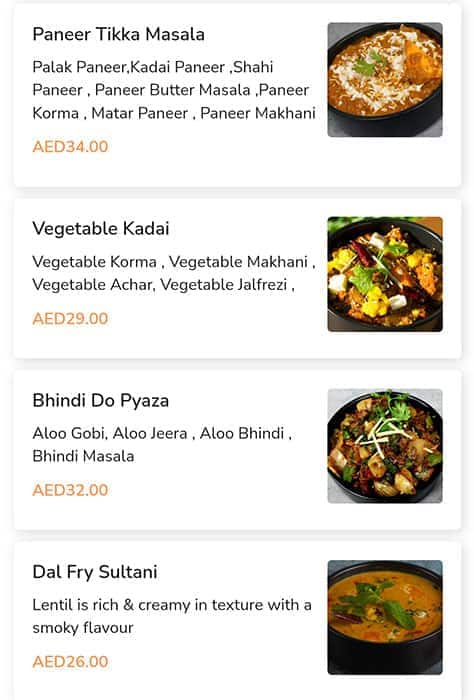 Menu at Wok & Curry Restaurant, Sharjah