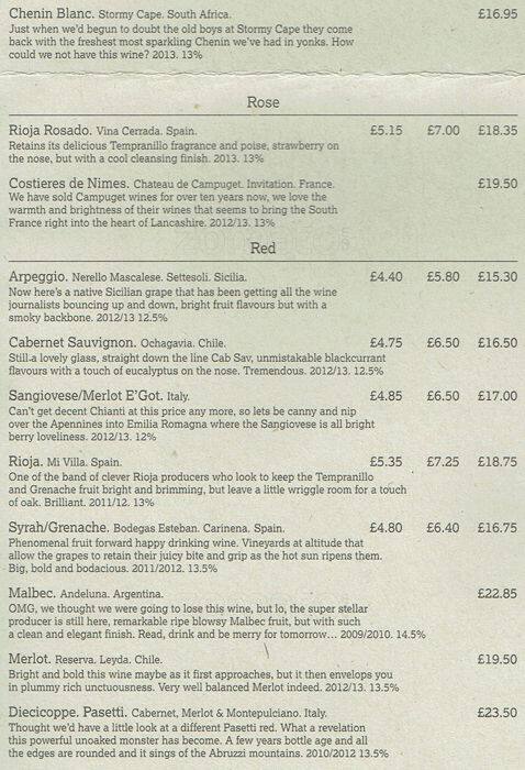 Menu at Croma Prestwich restaurant, Prestwich, 30 Longfield Centre