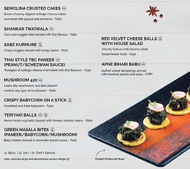 Menu at The Bangalore Cafe, Bengaluru, 4