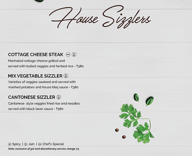 Menu at The Bangalore Cafe, Bengaluru, 4