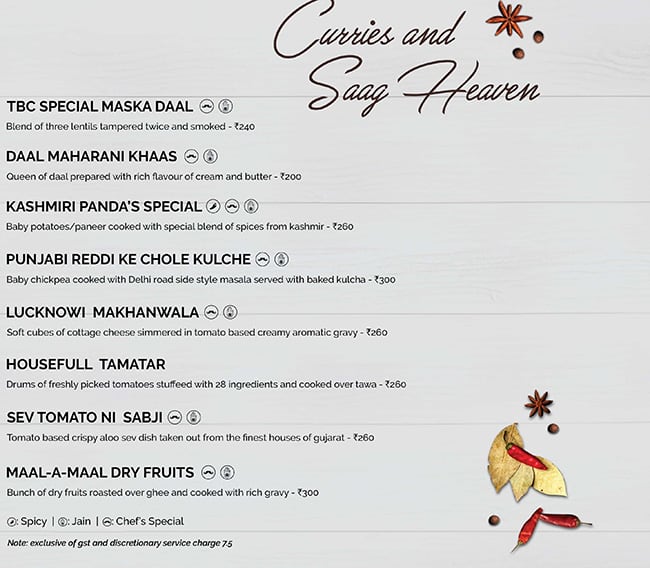 Menu at The Bangalore Cafe, Bengaluru, 4