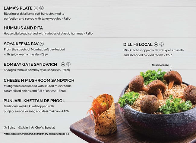 Menu at The Bangalore Cafe, Bengaluru, 4