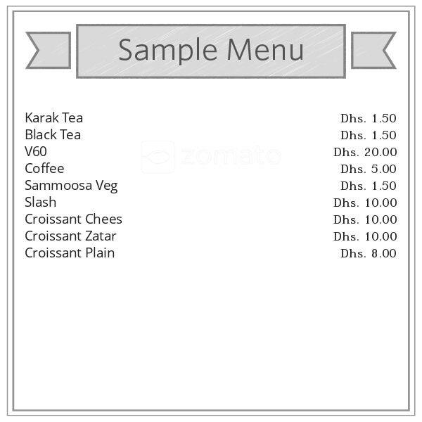 Menu of Coffee Makers Cafe, Mussafah Shabiya, Abu Dhabi