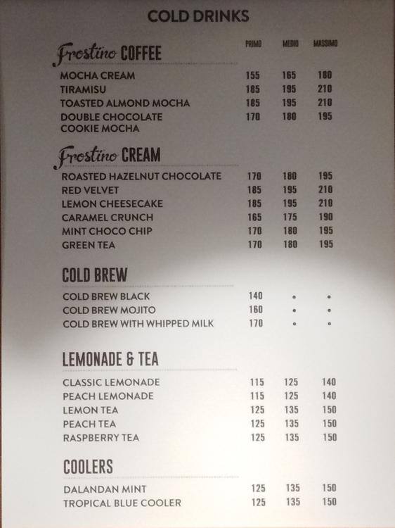 Carta del café Costa Coffee SM North The Block, Ciudad Quezon, GF SM ...