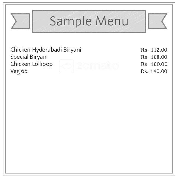 Menu of Old Taste Of Hyderabad, Hinjawadi, Pune