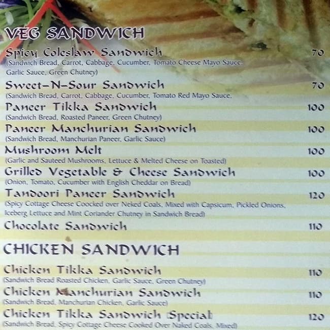 Menu of Nafees Cakes & Grills, Old Palasia, Indore