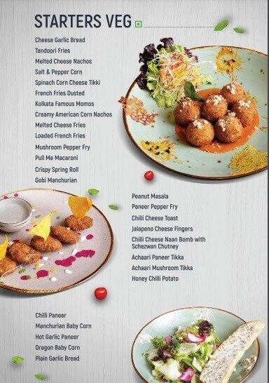 Menu of The Dome Cafe, Koramangala 5th Block, Bangalore