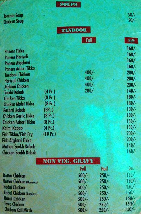 Galib Restaurant Menu, Menu for Galib Restaurant, Mantola, Agra - Zomato
