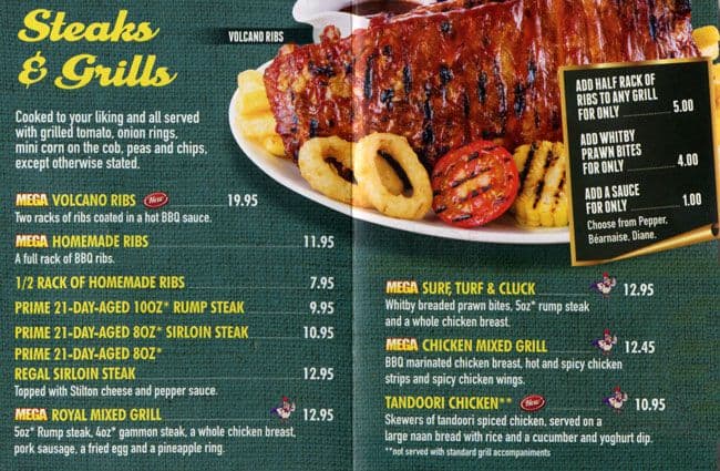 Menu at Royal Victoria & Bull Hotel pub & bar, Dartford