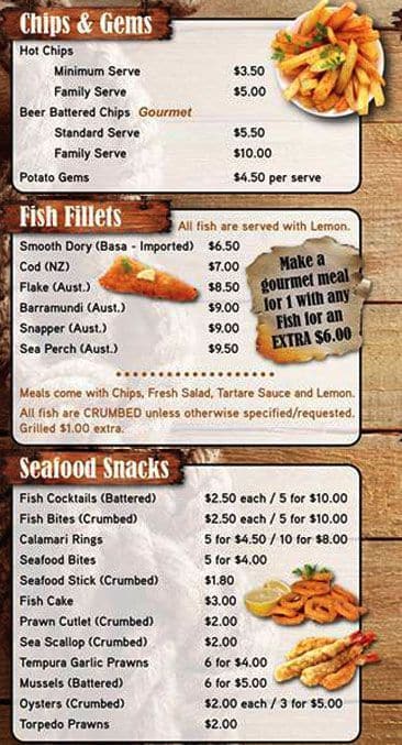 Noah's Ark Menu, Menu de Noah's Ark, Springfield, Brisbane - Urbanspoon ...