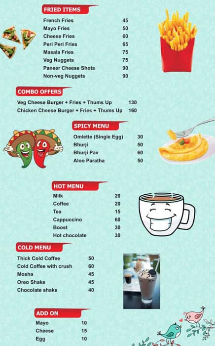Menu at Cafe Delicious, Pune, Survey 258/1/3/A