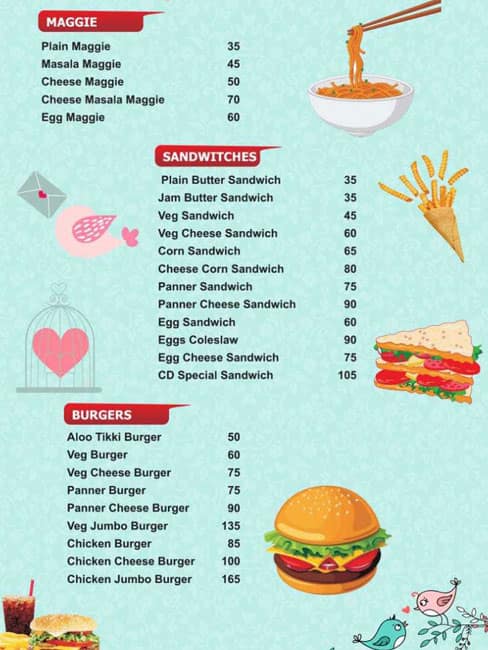 Menu at Cafe Delicious, Pune, Survey 258/1/3/A