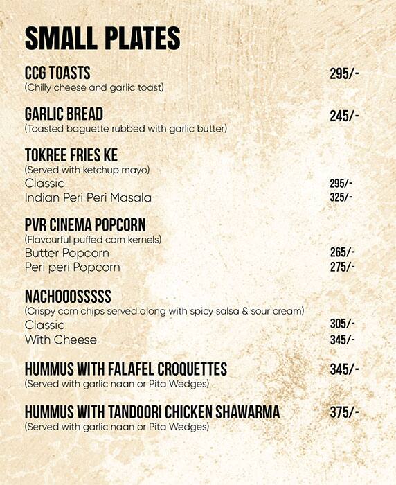 Menu at Skyhouse Cafe & Bar, Noida