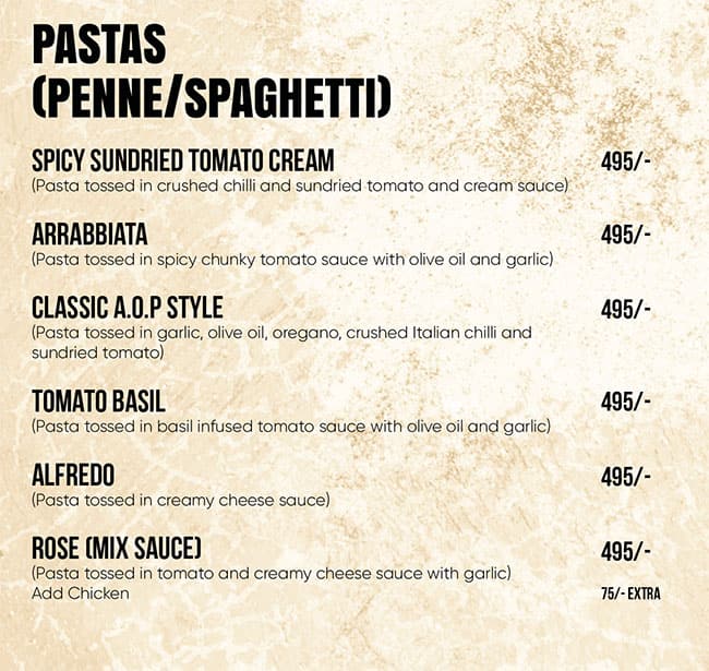 Menu at Skyhouse Cafe & Bar, Noida