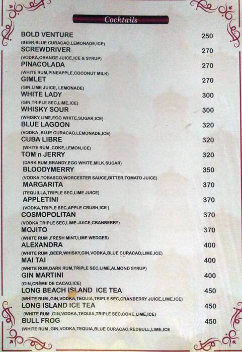 Menu at Bhajan Singh Da Dhaba, Pune, Toll Plaza