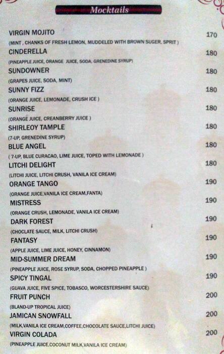 Menu at Bhajan Singh Da Dhaba, Pune, Toll Plaza