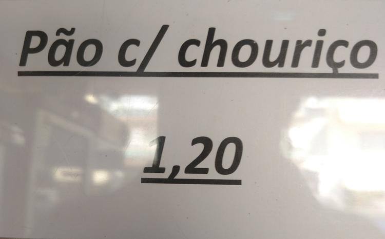 Menu at Churrasqueira Frango Di Roma Lda restaurant, Lisbon