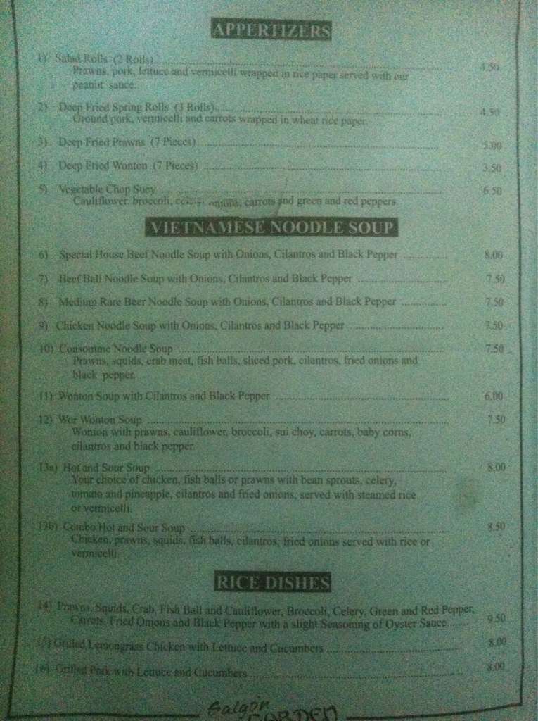 Saigon Garden, Parksville, Parksville - Urbanspoon/Zomato