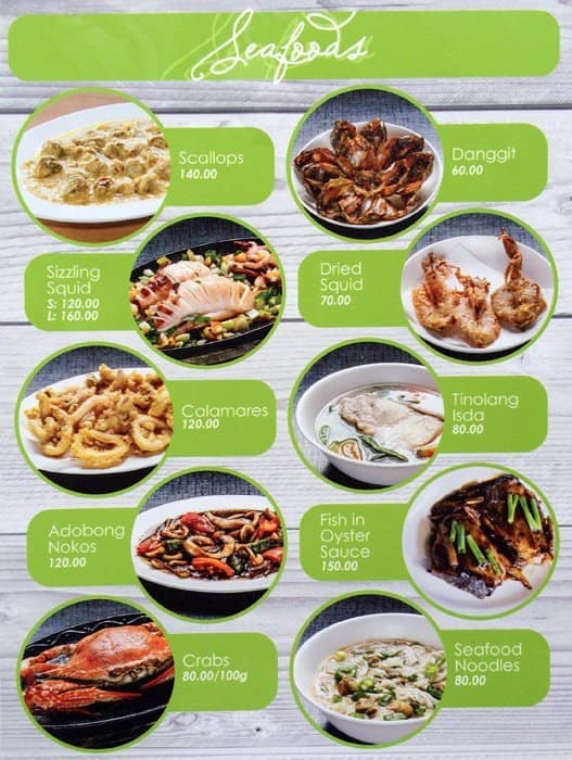 Carta del restaurante Muvanz Pocherohan and Seafood, Cebú, Century ...