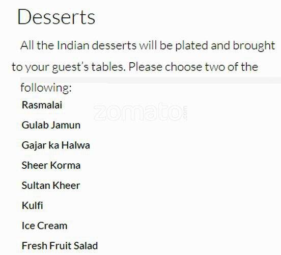 Menu at Venue 5 restaurant, Ruislip