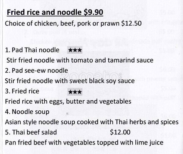 Menu at Heath St Takeaway restaurant, Hamilton
