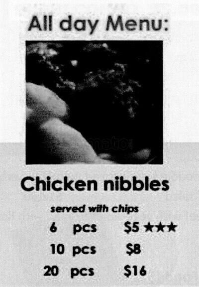 Menu at Heath St Takeaway restaurant, Hamilton